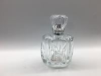 China Surlyn Cap Clear Glass Perfume Bottle Electroplating For Aromatherapy for sale