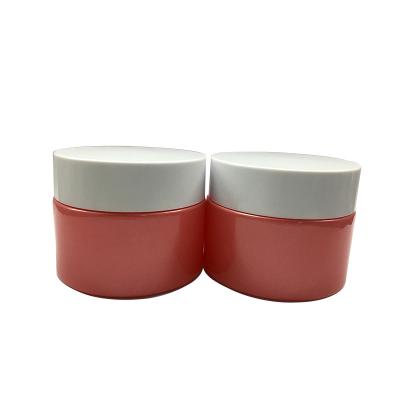 China customized Cylinder Glass Jar With Lid Screw Sealing Type Round straight Shape for sale