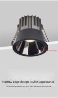 China High Temperature Resistance Dimmable LED Downlights Ceiling Mounting 12W for sale