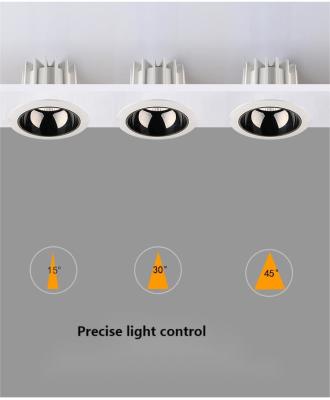 China 30W LED Ceiling Downlight , Dimming Anti Glare Downlight AC180V for sale