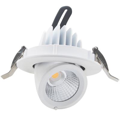 China White Adjustable LED Recessed Lighting SCR Dimming 15W 5000K 110mm for sale