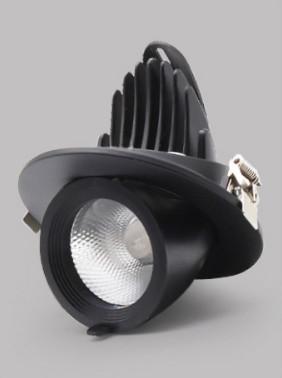 China Adjustable Recessed LED Rotating Ceiling Light Anti Impact 3ft 8W 12W for sale