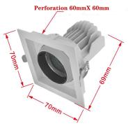 China 3W 5W LED Elephant Trunk Lights BRIDGELUX Modern Recessed Lighting SCR Dimming for sale