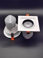 China Restaurants 4 Inch Recessed Rotating Ceiling Light 15W Ra 90 Rust Prevention for sale