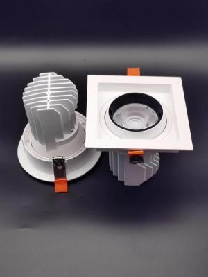 China Restaurants 4 Inch Recessed Rotating Ceiling Light 15W Ra 90 Rust Prevention for sale