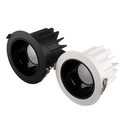 China 6000K 15W 18W LED Ceiling Downlight Black Downlights White Ceiling 4.7in for sale