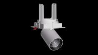 China Exhibition Hall 2500LM AC180V LED Bean Gall Light 90deg Rotating Ceiling Light for sale