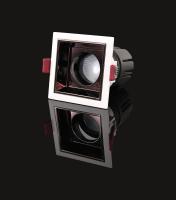 China 38deg Anti Glare Spotlights 100lm/ W Square LED Spotlight 15W 24deg 38deg for sale