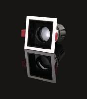 China 38deg Anti Glare Spotlights 100lm/ W Square LED Spotlight 15W 24deg 38deg for sale