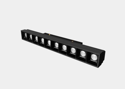 China Embedded Adjustable Magnetic Track Lights 30W 48V 3000LM Flux for sale