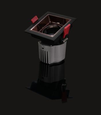 China Square LED Bathroom Anti Glare Spotlights Used In Hotels Supermarkets Villas for sale
