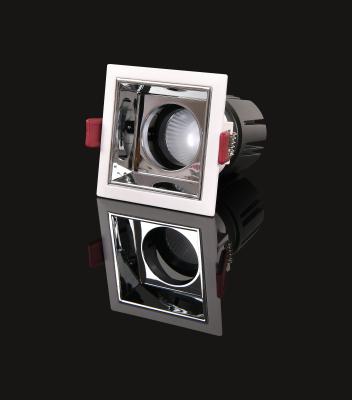 China AMS Ra90 Square LED Interior Spotlights Aluminum Die Casting For Hotels Villas Clubs for sale