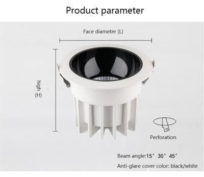 China SAA 5.5 Inch LED Ceiling Downligh10W 15W 4000K for sale