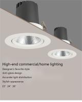 China 15W 36deg Indoor LED Spotlights CRI 90 for sale