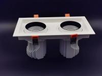 China 5000K 6000K Restaurants 40 Watt Indoor LED Spotlights BRIDGELUX DALI Dimmer for sale