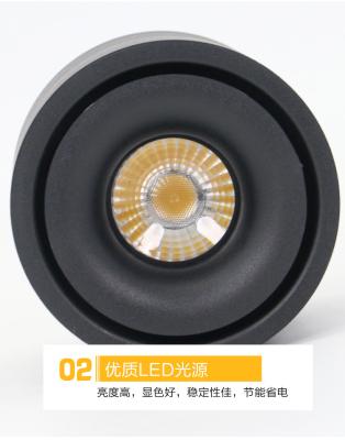 China 30W 100lm/ W Black LED Track Lighting Systems 5000K Ceiling Track Spotlights for sale