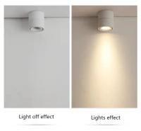 China AMS 18Ｗ　Ceiling Adjustable Led Track Lighting Heads No Mercury 148mm Height for sale