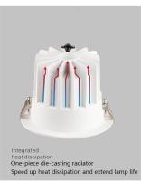 China φ140mmxH105mm LED Ceiling Downlights 30W Power Consumption 4000K for sale