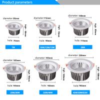 China BRIDGELUX Mini LED Spotlights , LED Ceiling Downlight 60W 4000K for sale