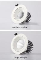 China 15 24 38 Lighting Angle 12W LED Spotlight 5000K 6000K Color Temperature for sale