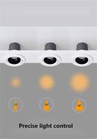 China Mini Dimming 18W Ceiling LED Downlights H132mm Without Infrared Radiation for sale
