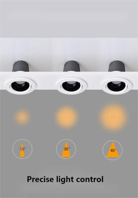 China Mini Dimming 18W Ceiling LED Downlights H132mm Without Infrared Radiation for sale