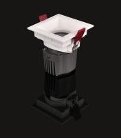 China COB Light Source 3W Dimmable LED Spotlight Anti Glare Square for sale