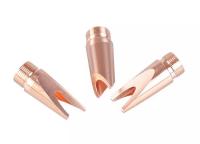 China Handheld Welding Machine Laser Nozzle Caliber 1.6mm Copper Welding Nozzle for sale