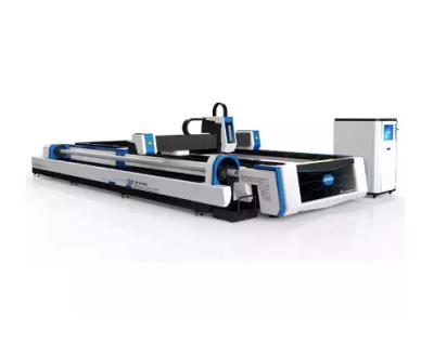 China Stainless Steel Tube Laser Cutter Machine 3015AM 3000w Fiber Laser Cutter for sale