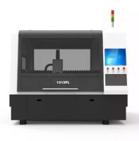 China 750w Mini Fiber Laser Cutting Machine 1500w 1313FL Full Cover Metal Cutter for sale