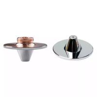 China Chrome Plated Dia 32mm Laser Cutting Nozzle Laser Cutting Machine Parts for sale