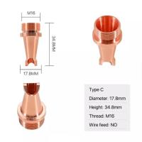 China 17.8mm M16 Laser Welding Nozzle Laser Welding Machine Parts for sale