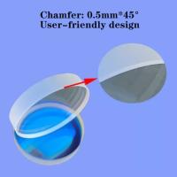 China 1064nm Fiber Laser Protective Lens Window Thk 9mm Dia 55mm for sale