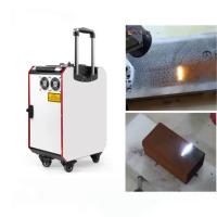 China Trolley Case Type Laser Cleaning Machine For Metal Rust Removal Oil Grease Clean for sale
