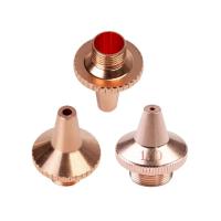 China Original Single Double Layers Laser Cutting Copper Nozzle For Fiber Head Spare Parts for sale