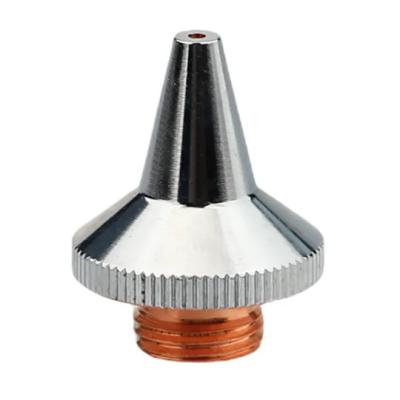 China 3D Series Laser Nozzles Chome Plating M6 M8 Precitec Fiber Lazer Machine Consumables for sale