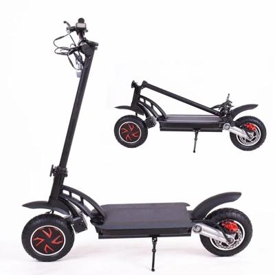 China Off-Road Wide Tire Folding Electric Scooter with Powerful Lithium Battery 119*62*118cm 55km/h Speed 30km Range per Charge for sale