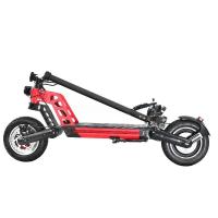 China Foldable Black Customized Color Electric Scooter with Customized Pro800w Motor 48v 12.5ah High Speed Battery Foldable for sale