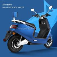 China 72v 1500w Electric Motorcycle for 2 Person Moped Scooters High Speed Performance for sale