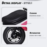 China 60v 72v 1000w Electric Motor Motorcycle 2 Person Electric Moped Scooters with 10 Inch Aluminum Wheel Hub and 100kg Load for sale