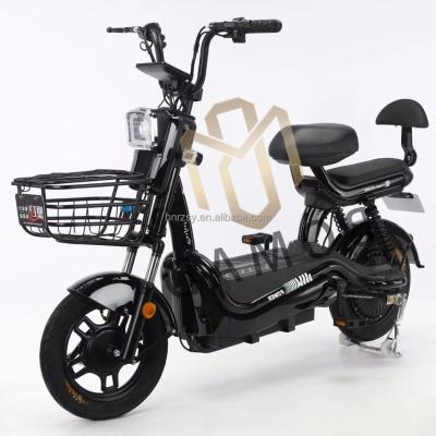 China Adult Battery Electronic City Electric Motorized Bike with 20AH Battery Capacity and Brake Line Braking System for sale