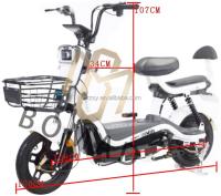 China Adult Battery Electronic City Electric Motorized Bike with 20AH Battery Capacity and Brake Line Braking System for sale