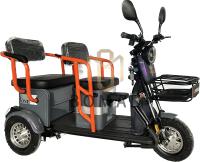 China 2024 Electric Tricycle Motorcycle Bike Three Wheel 3 Wheel with Range per Power 60 km Voltage 48V for sale