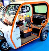 China Power Electric Tricycle with Maximum Speed of 50-70Km/h and Closed Manned Semi-Closed Design for sale