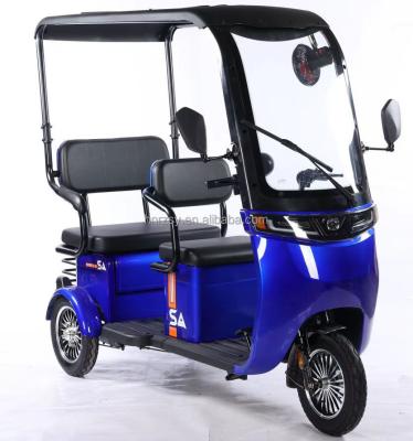China Semi-closed Electric Three-Wheel Car for 48V Battery Curb Weight 100-200kg for sale