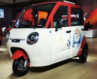 China Closed Body Type Electric Tricycle Manned Passenger EV with Fully Enclosed Design and ≥90km Driving Mileage for sale