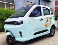 China Front Drum Rear Drum Brake System 500w Electric Tricycle for Adults Cargo Transportation and Two Seats for sale