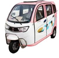 China Front drum Rear drum Brake System 60V 1000W DC Motor Electric Tricycle for sale