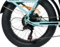 China Small Green Chain-Locked Electric Bicycles with Integrated Battery and 60 km Range per Power for sale