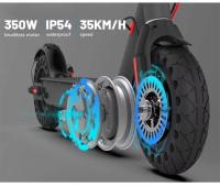China Unisex Applicable Hot 8-inch Aluminum Electric Scooter Foldable and Long-Range Walker with Max Speed 31-40km/h for sale